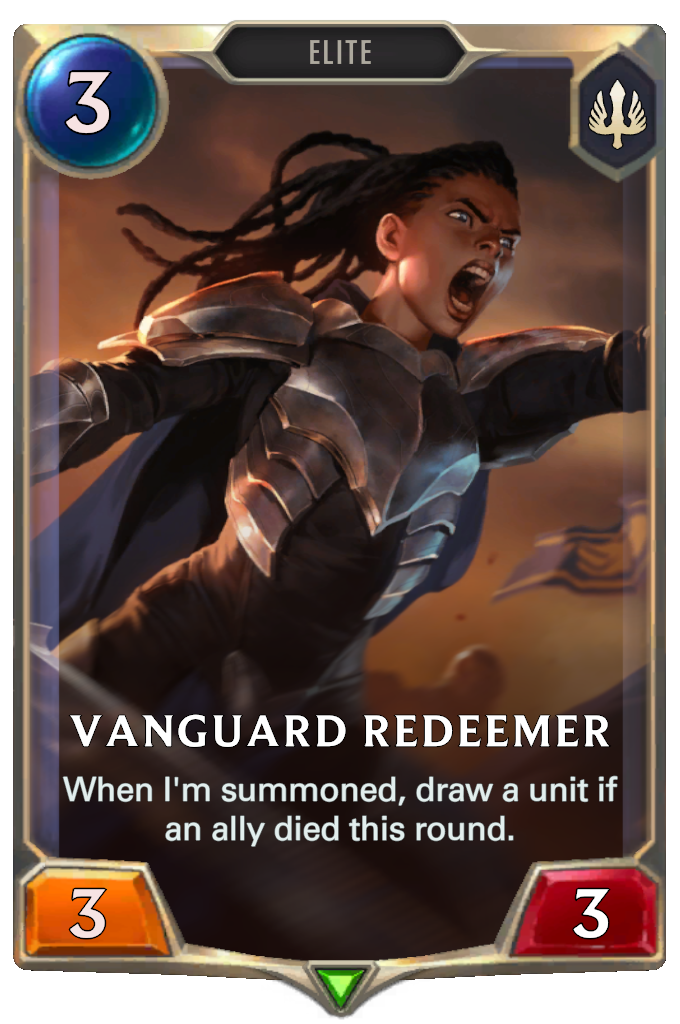 Daily Discussion #33 - Vanguard Redeemer : r/LegendsOfRuneterra
