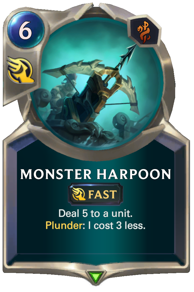 Monster Harpoon : r/LoRCardReveals