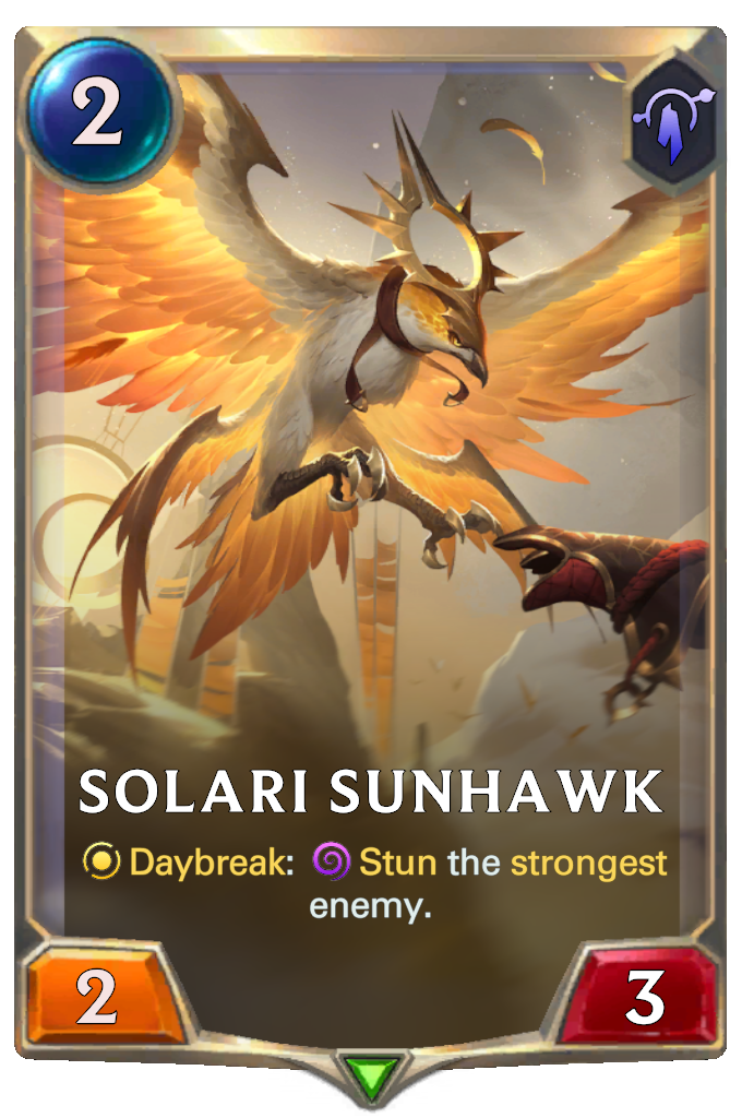 Solari Sunhawk : r/LoRCardReveals