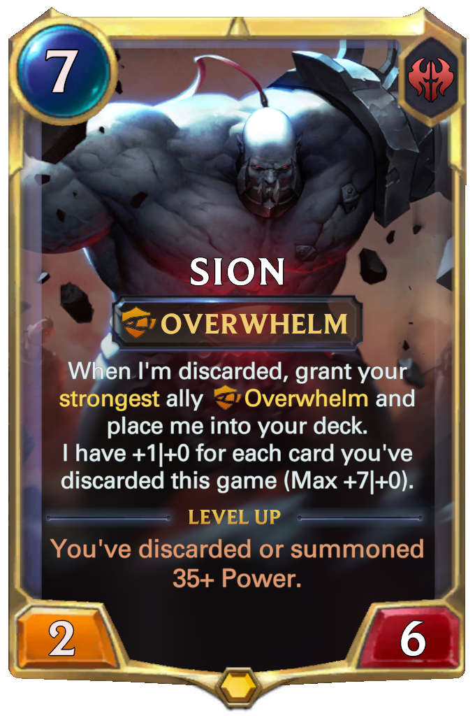 Daily Discussion #146 - Sion : r/LegendsOfRuneterra