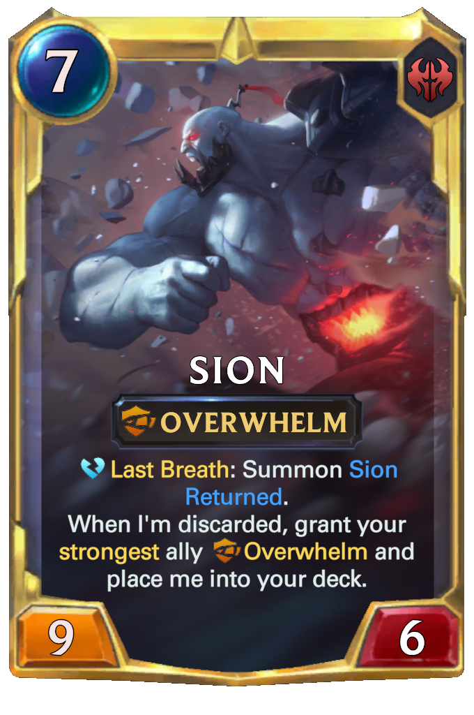 Daily Discussion #146 - Sion : r/LegendsOfRuneterra